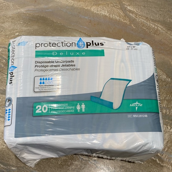 Protection Plus Deluxe | Other | Disposable Underpads For Adults 2 ...